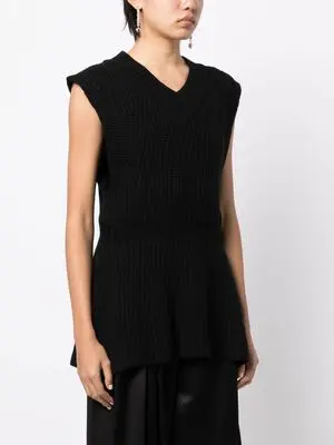 Goen.j Ribbed Wool-blend Vest