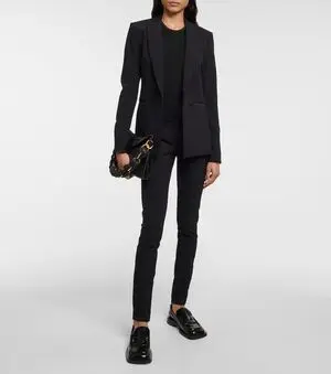 Veronica Beard Scuba Nylon-blend Leggings - Black