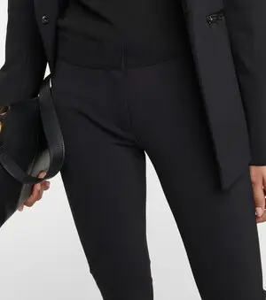 Veronica Beard Scuba Nylon-blend Leggings - Black