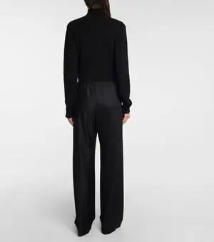 THE ROW Gala Virgin Wool Wide-leg Pants