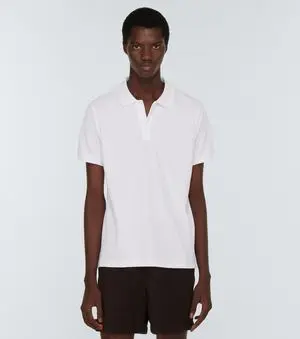 Vilebrequin Palatin Cotton Piqué Polo Shirt - White