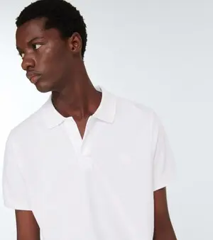Vilebrequin Palatin Cotton Piqué Polo Shirt - White