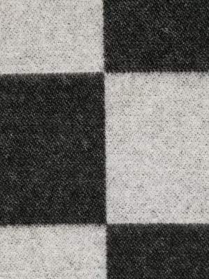 Amiri Checkerboard-pattern Knit Scarf