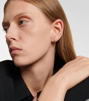 Melissa Kaye Aria Dagger Huggie Earrings