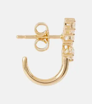 Melissa Kaye Aria Dagger Huggie Earrings