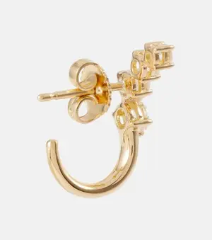 Melissa Kaye Aria Dagger Huggie Earrings