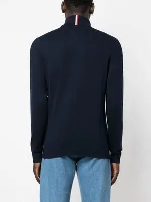 Tommy Hilfiger Logo-embroidered Turtleneck Jumper