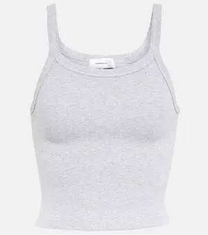 Wardrobe.NYC X Hailey Bieber Cotton-blend Tank Top - Grey