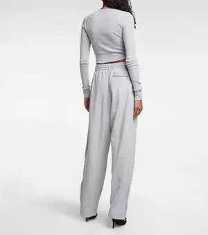 Wardrobe.NYC X Hailey Bieber Wide-leg Sweatpants - Grey