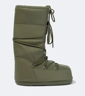 Moon Boot Icon Rubber Boots - Green