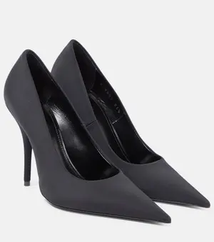 Balenciaga Knife Jersey Pumps - Black