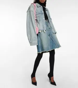 Balenciaga Knife Jersey Pointed Toe High Heel Pumps