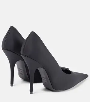Balenciaga Knife Jersey Pointed Toe High Heel Pumps