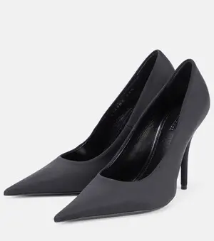 Balenciaga Knife Jersey Pointed Toe High Heel Pumps
