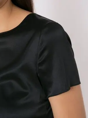 Emporio Armani Silk Blouse - Black