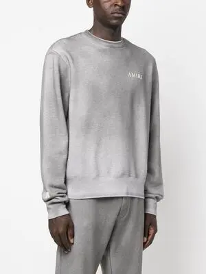 Amiri Faded-effect Logo-print Sweatshirt