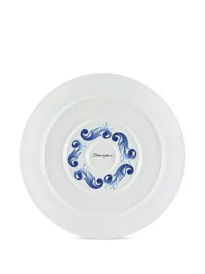 Dolce & Gabbana Mediterranean-pattern Porcelain Platter