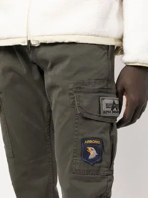 Alpha Industries Logo Patch Cargo Trousers