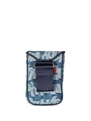 Supreme Jacquard Denim Neck Pouch - Blue
