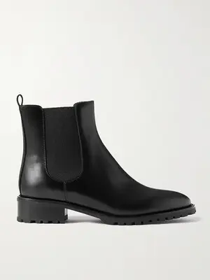 Manolo Blahnik Chelata 30 Leather Chelsea Boots