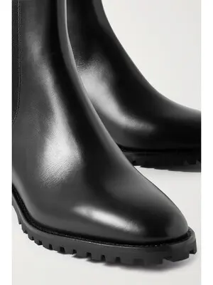 Manolo Blahnik Chelata 30 Leather Chelsea Boots