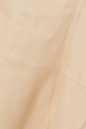 BY MALENE BIRGER Floela Paneled Leather Midi Skirt