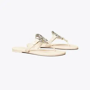Tory Burch Miller Pavé Sandal New Cream