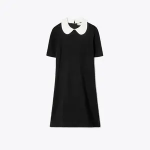 Tory Burch Poplin Collar Sweater Dress