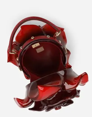 Dolce & Gabbana Resin Rose Dolce Box Bag