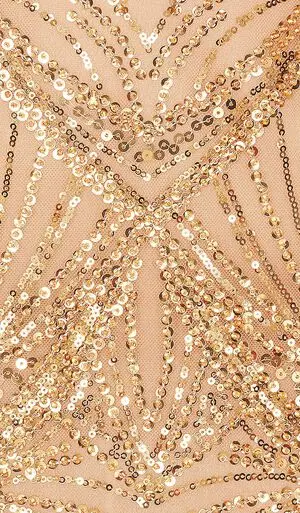 BRONX AND BRONCO Giselle Maxi Dress - Gold