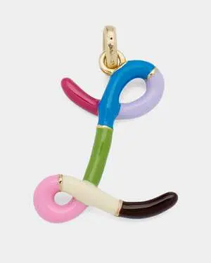 Bea Bongiasca Bea Bongiasca Enamel Letter Necklace L