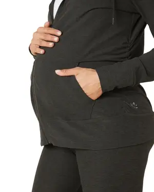 Beyond Yoga Maternity Spacedye Everyday Hoodie - Darkest Night