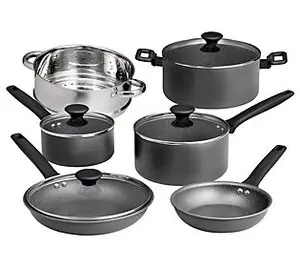 GRANITESTONE Pro Premiere 10-piece Hard Anodize D Cookware Set - One-color