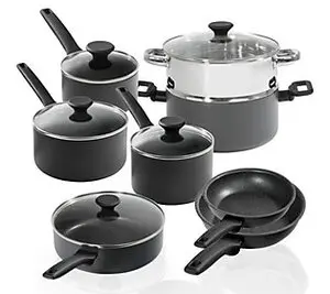 GRANITESTONE Pro Premiere 13-piece Hard Anodize D Cookware Set - One-color