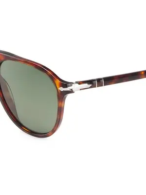 Persol 55mm Aviator Sunglasses