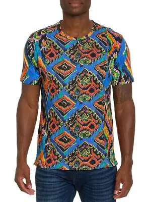 Robert Graham Men's Alien Mask Graphic T-Shirt  - Neutral