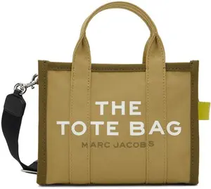 Marc Jacobs Marc Jacobs Khaki 'The Colorblock Mini Tote Bag' Tote - 373 Slate Green Mult
