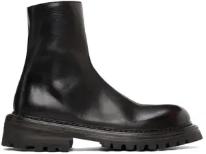 Marsèll Marsèll Black Carrucola Zip-Up Boots - Black
