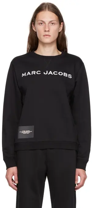 Marc Jacobs Marc Jacobs Black 'The Sweatshirt' Sweatshirt - 001 Black