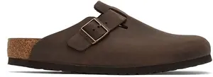 BIRKENSTOCK Birkenstock Brown Regular Boston Clogs - Habana