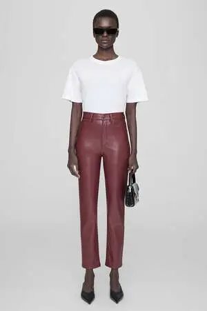 ANINE BING Sonya Pant - Burgundy