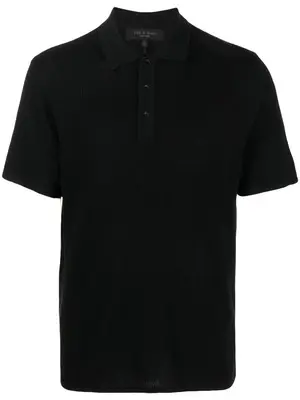 Rag & Bone Short-sleeve Knitted Polo Shirt