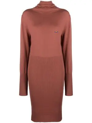 VIVIENNE WESTWOOD Bea Orb-embroidered Knitted Dress
