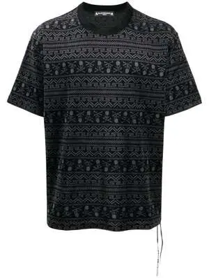 MASTERMIND WORLD Abstract-pattern Short-sleeve T-shirt