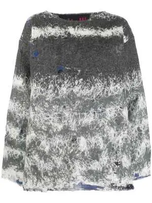 VITELLI Contrasting-stitch Knit Jumper