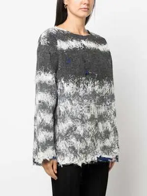 VITELLI Contrasting-stitch Knit Jumper