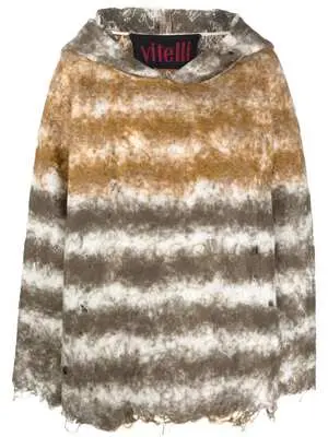 VITELLI Stripe-print Hoodie