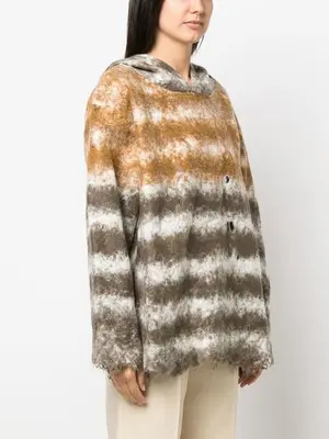 VITELLI Stripe-print Hoodie