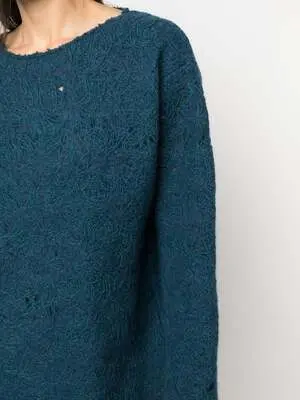 VITELLI Distressed-effect Knit Jumper