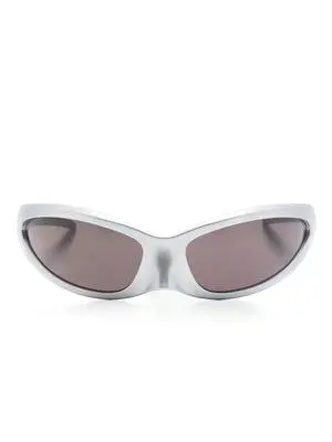 Balenciaga Skin Cat Sunglasses - Silver